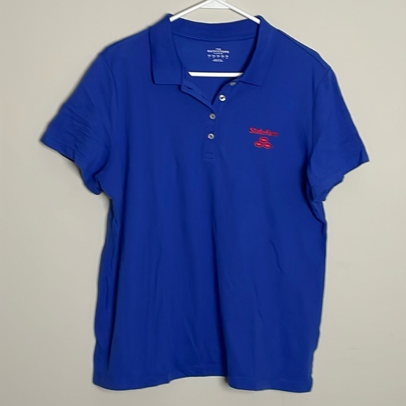 the outfitters | Tops | The Outfitters Royal Blue Short Sleeve Polo Red ...